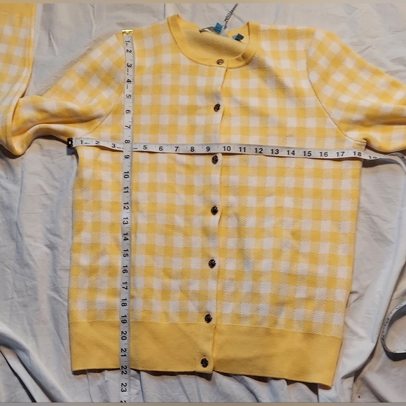 Draper James | Sweaters | Nwt Draper James Gingham Cheerful Preppy ...